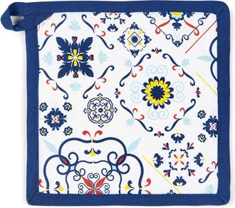 Excelsa Vietri Color Topflappen, 20 x 20 cm, Futter 100% Baumwolle, Füllung aus Polyester