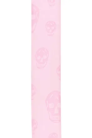 Alexander McQueen Womens Printed Silk Foulard Pinkpink Exterior: Sciarpe E Scarfs