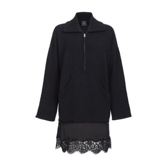 Pinko Elegantes Schwarzes Kleid - - Dresses - Damen - Schwarzk - M