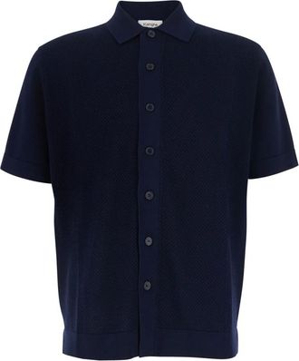 KANGRA Homme, Chemises, Bleu, Taille: 2XL Chemise &agrave; manches longues &agrave; col classique