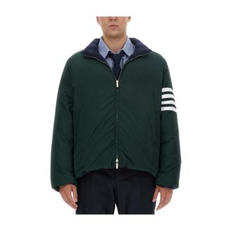 Thom Browne Homme, Vestes, Bleu, Taille: XL Light Vestes