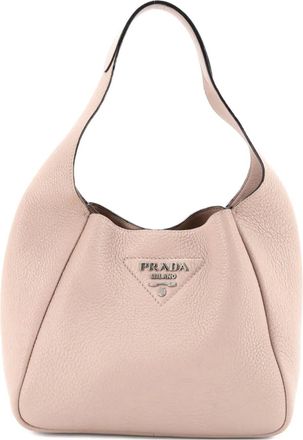 Prada Dynamique Vitello Daino Small hobo bag - Nude