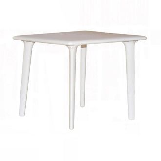 Resol dessa Table Carr&eacute;e Int&eacute;rieure, Ext&eacute;rieure 90x90 Blanc