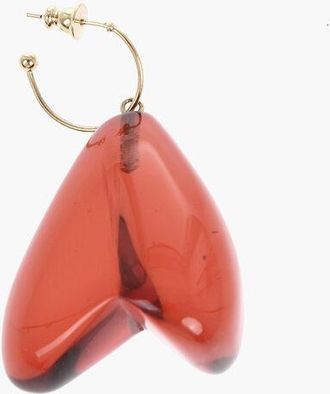 Simone Rocha Single Earring with Heart-Shaped Pendant size Unica