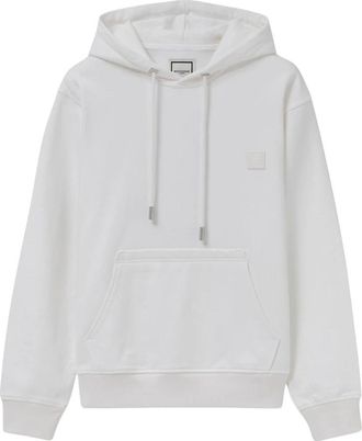 Wooyoungmi Wooyoungmi, Homme, Sweatshirts et sweats &agrave; capuche, Blanc, Taille: XL Flower Back Logo Sweat &agrave; capuche