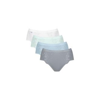 sloggi Lot de 4 slips en coton m&eacute;lang&eacute;