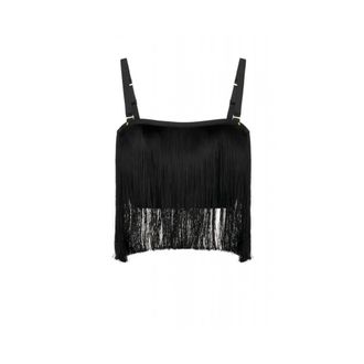 Elisabetta Franchi &Auml;rmelloses Top - - Tops - Damen - Schwarzk - 2XL