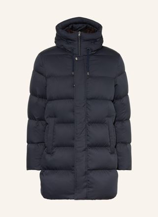 Herno Herno Daunenjacke Mit Abnehmbarem Kunstfell blau