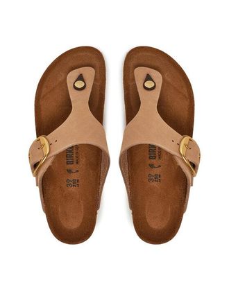 Birkenstock Zehentrenner Gizeh Big Buckle LENB 1024007 Beige