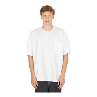 The Salvages Snap-Stud Jersey T-Shirt - - Tops - Herren - Wei&szlig; - ONE SIZE