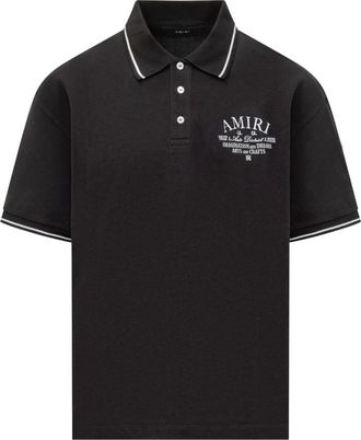 Amiri Homme, Tops, Noir, Taille: S Arts District Polo