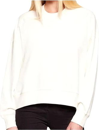 Elisabetta Franchi Damen, Sweatshirts & Hoodies, Wei&szlig;, MGr&ouml;&szlig;e