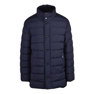 Add Dull Nylon Stretch Daunenjacke - - Jackets - Herren - Blau - XL
