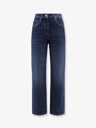 Brunello Cucinelli The Wide Barrel -Full Lenght Jeans - BRUNELLO CUCINELLI - gender_Woman