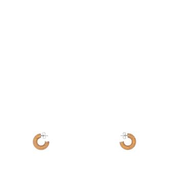 Amina Muaddi Femme, Accessoires, Orange, Taille: ONE Size Cameron Hoop Mini Earrings