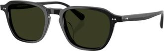 Oliver Peoples unisex, Accessoires, Noir, Taille: 50 MM Lunettes de soleil Emryn