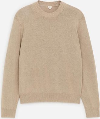 Arket Pullover Aus Leinen Und Baumwolle -Beige