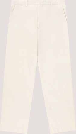 Circolo 1901 Trousers Wide in Twill Light Beige / 48