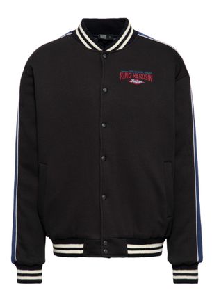 King Kerosin Herren College Jacke &middot; &Uuml;bergangsjacke &middot; Motorradjacke &middot; Varsity Jacket &middot; Hot Rod &middot; Vintage &middot; Retro &middot; 50s &middot; Rockabilly &middot; Gef&uuml;ttert &middot; W&auml;rmend &middot; Sweat &middot; 