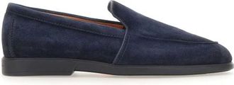 Santoni Homme, Chaussures, Bleu, Taille: 41 1/2 EU Malibu Loafer