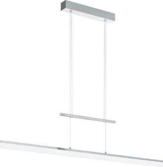 Eglo LED Pendelleuchte Tarandell, 2 flammige Hängelampe dimmbar, höhenverstellbar, Hängeleuchte aus Aluminium, Stahl und Kunststoff, Esstischlampe, Wohnzim