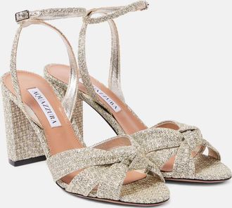 Aquazzura Sandalen Nina 85 aus Tweed