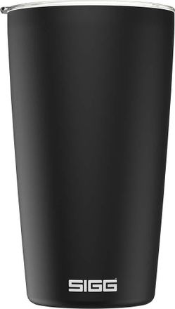 Sigg Neso Cup Black Thermobecher (0.4 L), schadstofffreier und isolierter Kaffeebecher, Coffee to go Becher aus 18/8 Edelstahl, mit Keramik Pure Ceram Besc