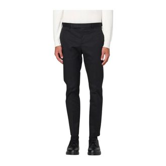 Pantaloni Torino Homme, Pantalons, Noir, Taille: S Pantalon Slim-Fit Noir Moderne