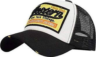 Heekpek Heekpek Lettres Anglaises Casquettes Baseball Broderie Casquettes Homme Femme Casual Sport Casquettes Hip Hop Casquette Mesh - Noir - Taille unique