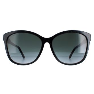 Jimmy Choo London Square Damen Schwarz Grau Farbverlauf Lidie/F/SK