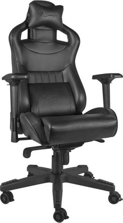 Genesis Genesis Nitro 950 Schwarz Gaming Stuhl, B&uuml;rostuhl, Schreibtischstuhl, Ergonomisch mit Wippfunktion, H&ouml;henverstellbar mit Lenden- und Nackenst&uuml;tze