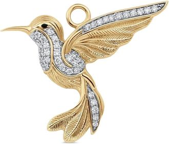Sara Weinstock pendentif Petite Hummingbird en or 18ct à diamants