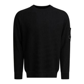 C.P. Company Felted Wool And Cotton Sweater - - Knitwear - Herren - Schwarzk - S
