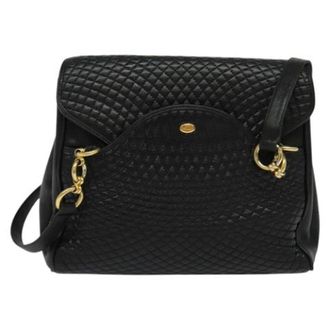 Bally Pre-owned Leder Schultertasche - - Pre-owned - Damen - Schwarzk - ONE SIZE