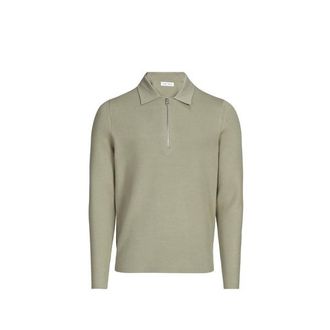 Sams&oslash;e & Sams&oslash;e Pull uni &agrave; col plat et zipp&eacute;