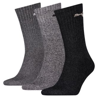 Puma Chaussettes courtes unisexes PUMA (lot de 3 paires), V&ecirc;tements, Gris, 35-38