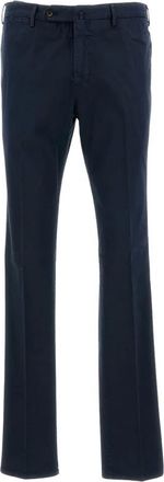 PT01 Pt01, Homme, Pantalons, Bleu, Taille: 2XL Chinos