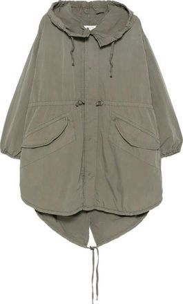 Maison Margiela Femme, Manteaux, Vert, Taille: 34 FR Parka &agrave; Capuche