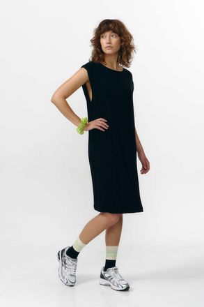 Suite13lab Damen vegan Kleid Auenland Schwarz