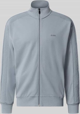 HUGO BOSS Regular Fit Sweatjacke aus Viskose-Mix Modell SW_Union Tape FZ