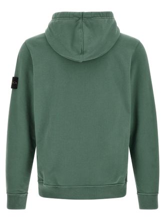 Stone Island Stretch Cotton Hoodie - Sage