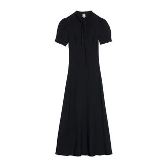 Ines De La Fressange Schwarzes Kirsch Maxi Kleid - - Dresses - Damen - Schwarzk - 2XS