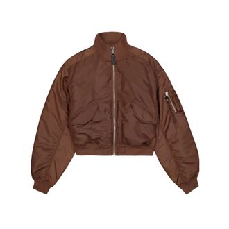Alpha Industries Bomber Ma-1 Court et ample - Femme - Vestes - Brun - Taille: 38 FR