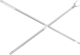 Amosfun Ausziehbare Splicing Wäscheleine Kleiderstange Aus Edelstahl Und Aluminium Stabile Leichte Trockenstange Für Balkon Und Haushalt Kratzfreie Oberfläche