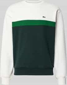 Lacoste Regular Fit Sweatshirt aus reiner Baumwolle