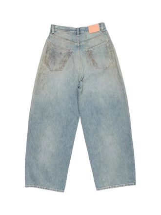 Acne Studios Loose Fit Stonewashed Jeans - Blue