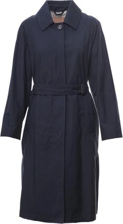 Max Mara Femme, Manteaux, Bleu, Taille: 36 FR Orleans Trench Coat