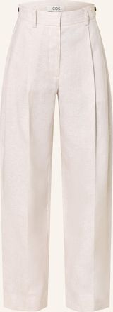 COS Cos Marlenehose Aus Leinen beige