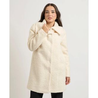 Yes-Zee YES Zee, Femme, Manteaux, Blanc, Taille: 36 FR Single-Breasted Coat
