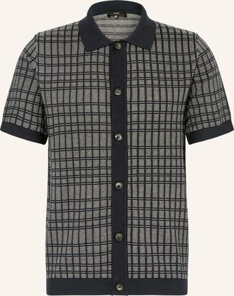 Cinque Cinque Strickhemd Ciyaro Extra Slim Fit blau